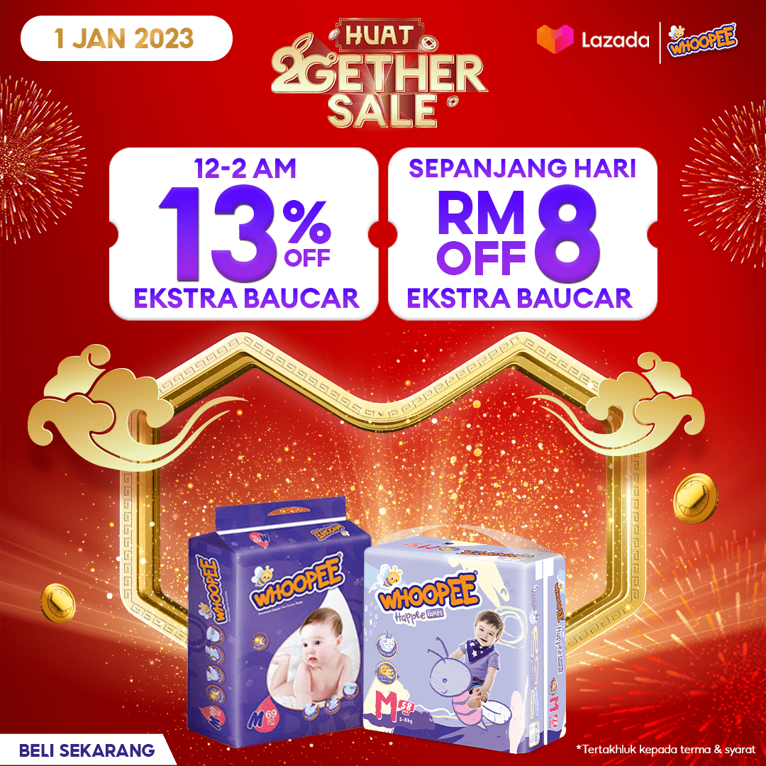 Lazada 1 1 Huat 2gether Sale Whoopee Baby Diapers